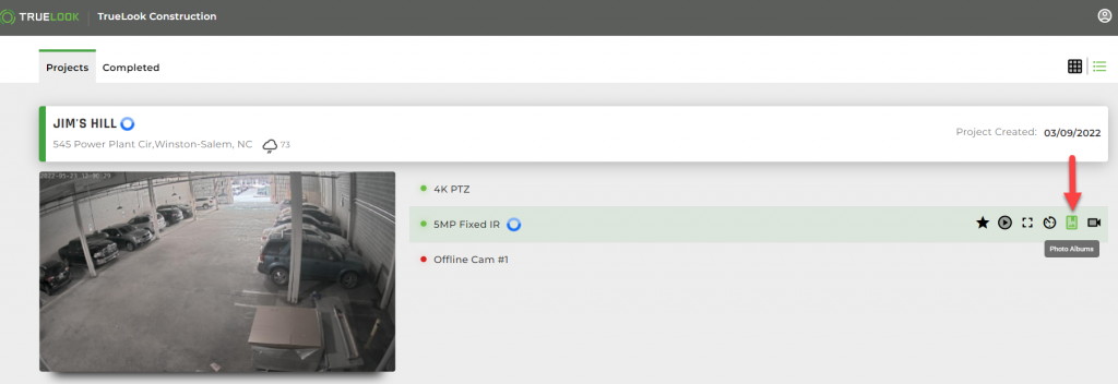 Photo Albums - TrueLook Help Documentation